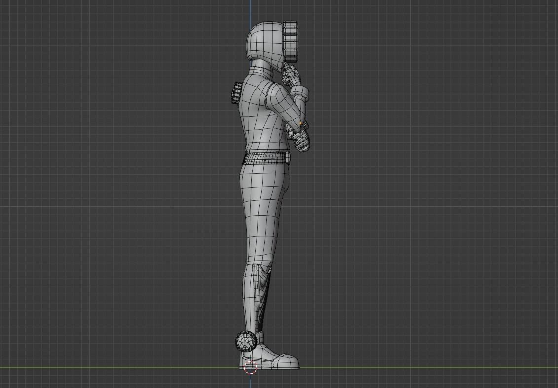 3D model Boon Blue - Boonboomger VR / AR / low-poly | CGTrader