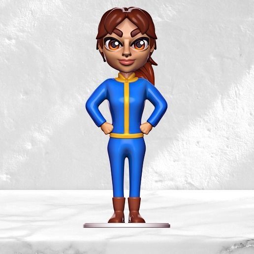 Jean Ella Purnell Fallout Series 3D model 3D printable | CGTrader