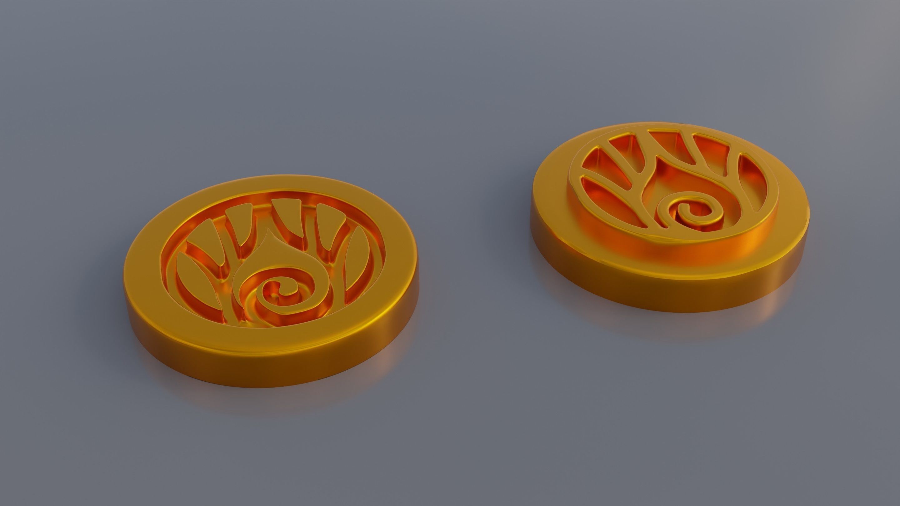 Avatar Elemental Symbols Pack 2 3D model 3D printable | CGTrader