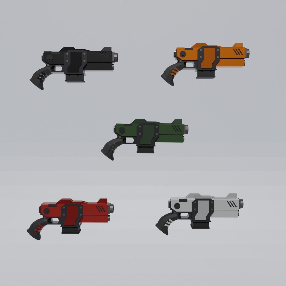 3D model Warhammer 40k Autopistol Reaper VR / AR / low-poly | CGTrader