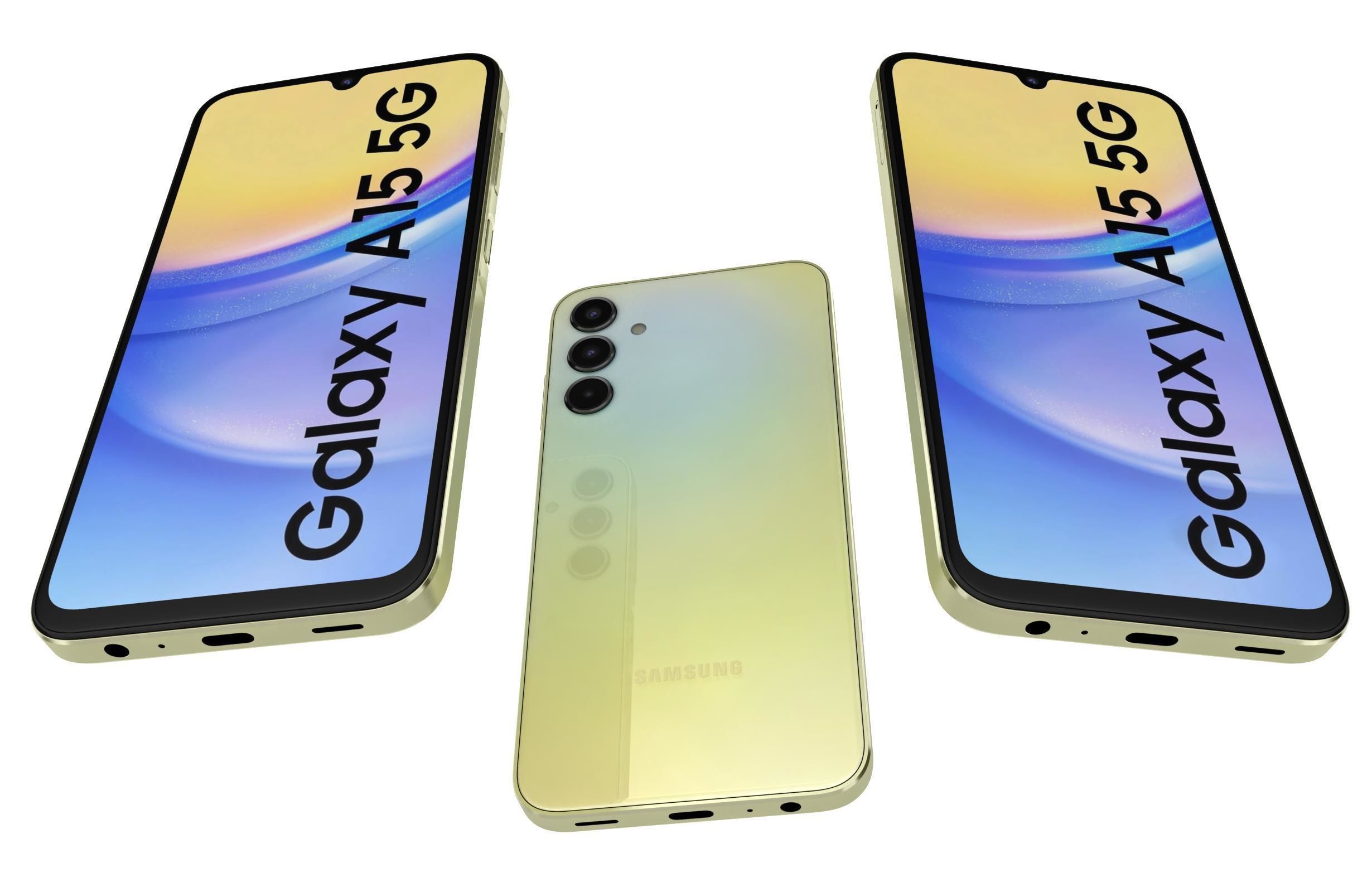 Samsung Galaxy A15 5G Personality Yellow 3D model | CGTrader