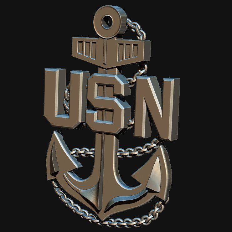 3D USN LOGO 3D model | CGTrader