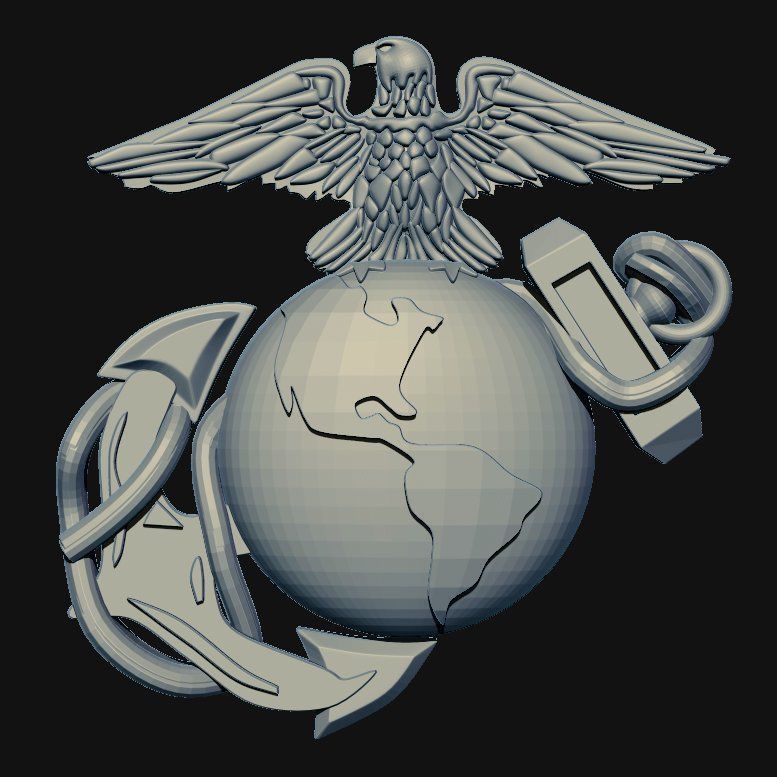 3D USMC Logo 3D model | CGTrader