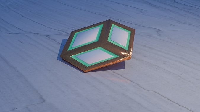 Enamel pin free 3D model | CGTrader