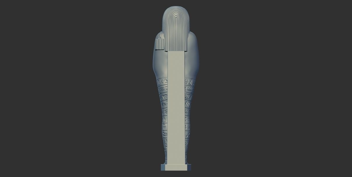 Ancient Egyptian Shawabti shabti shawabti ushabti Psamtik 3d 3D model ...