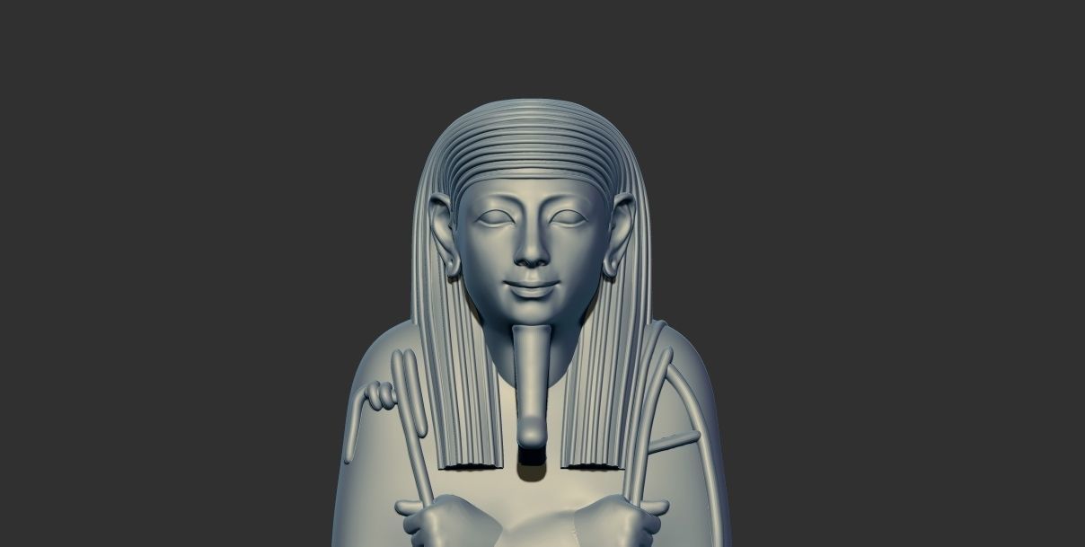 Ancient Egyptian Shawabti shabti shawabti ushabti Psamtik 3d 3D model ...