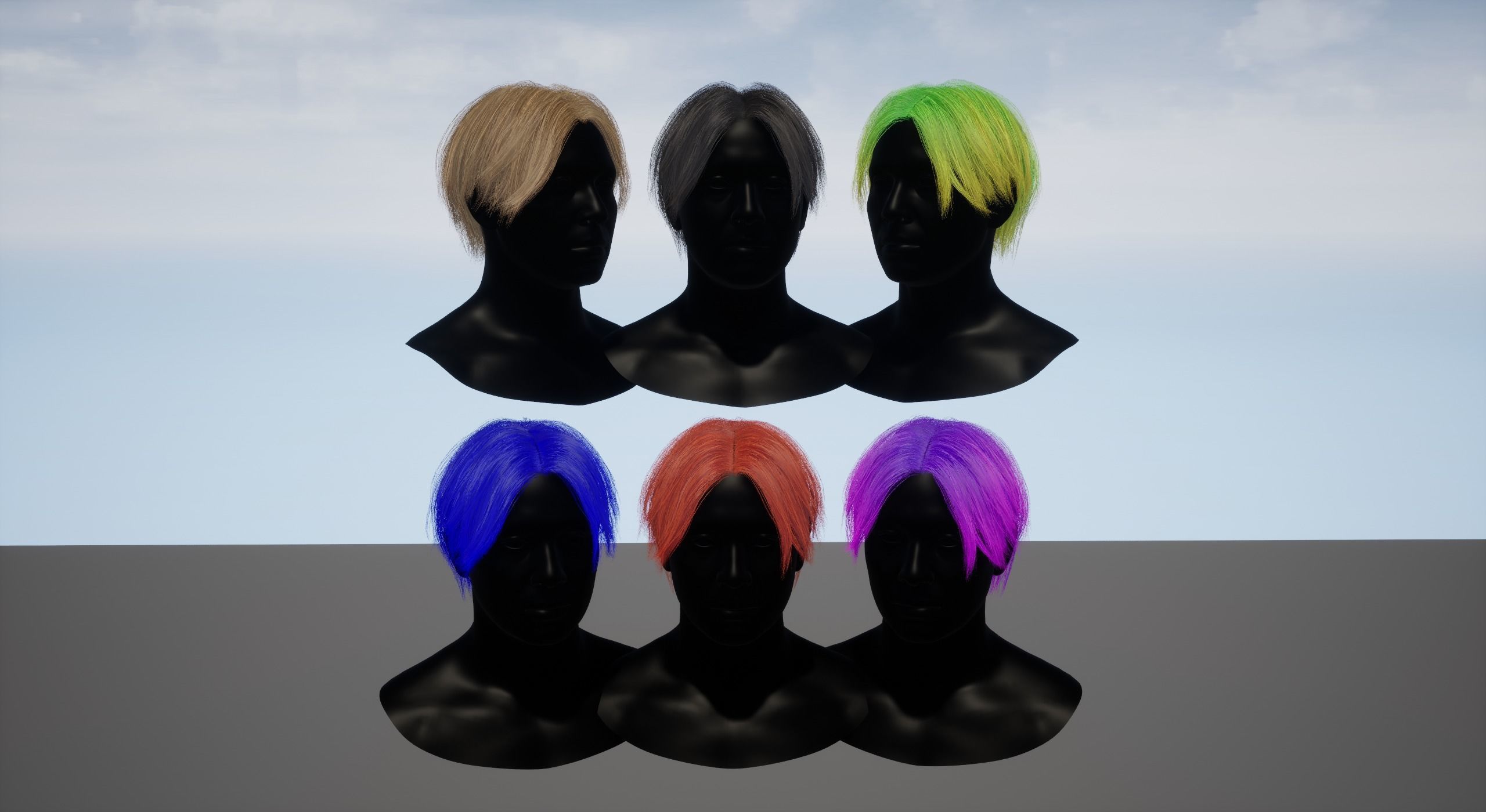 3D model Real-Time ladder haircut VR / AR / low-poly | CGTrader