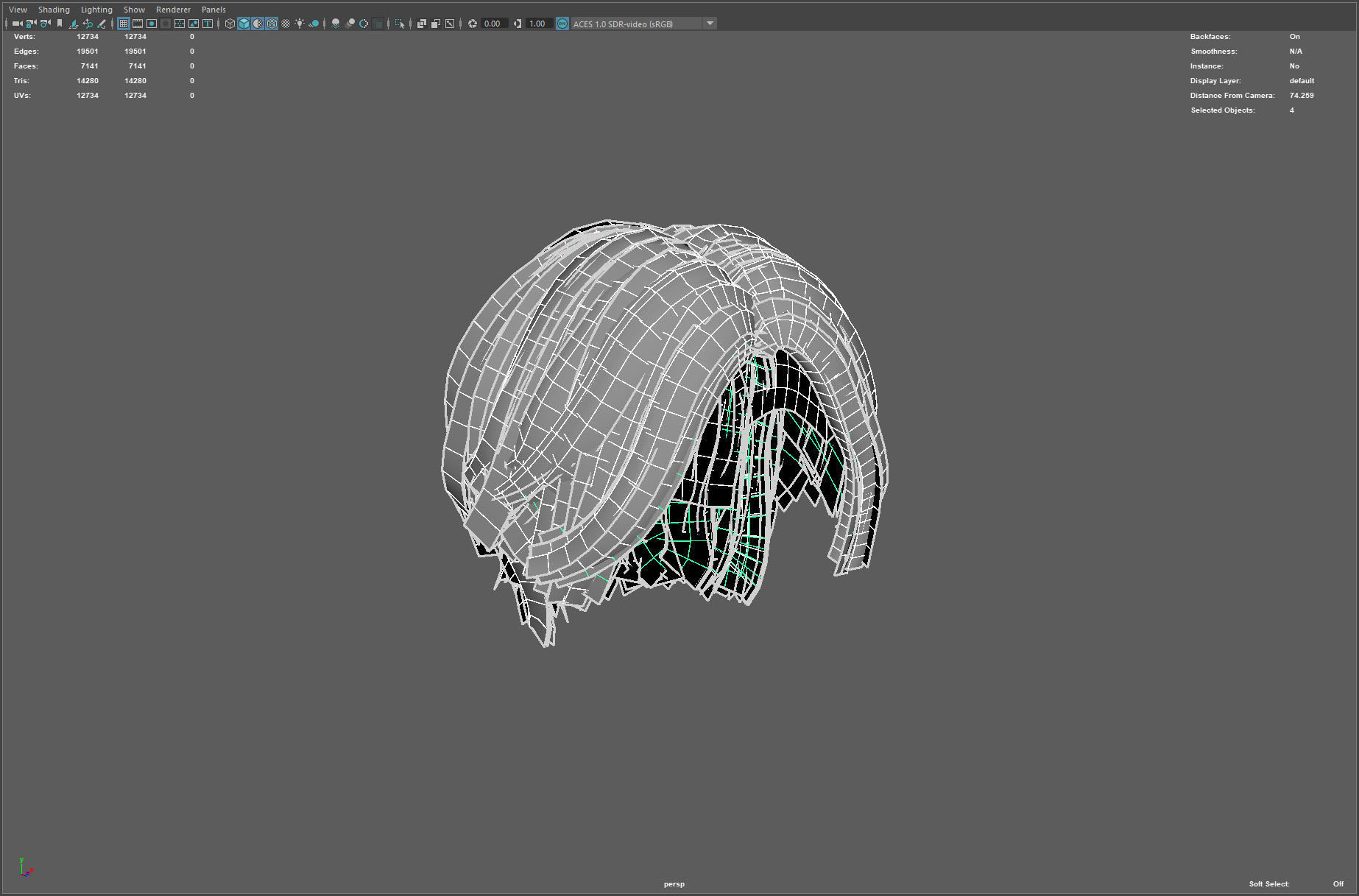 3D model Real-Time ladder haircut VR / AR / low-poly | CGTrader