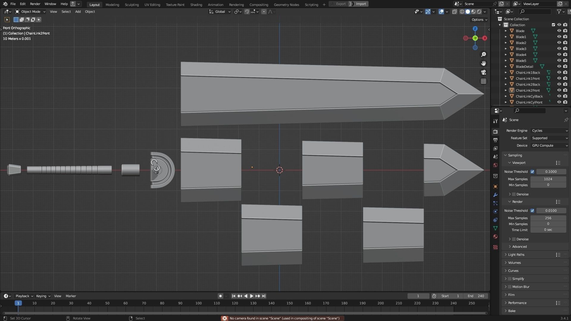 Berserk Guts Dragon Slayer Sword for Cosplay 3D model 3D printable ...