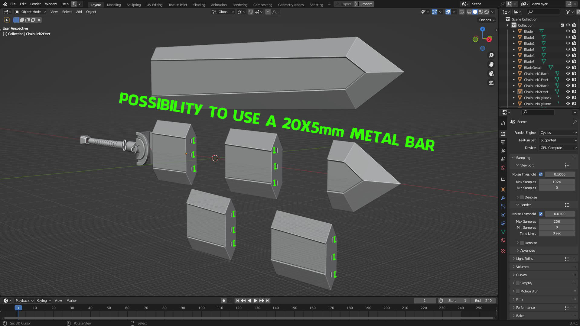 Berserk Guts Dragon Slayer Sword for Cosplay 3D model 3D printable ...