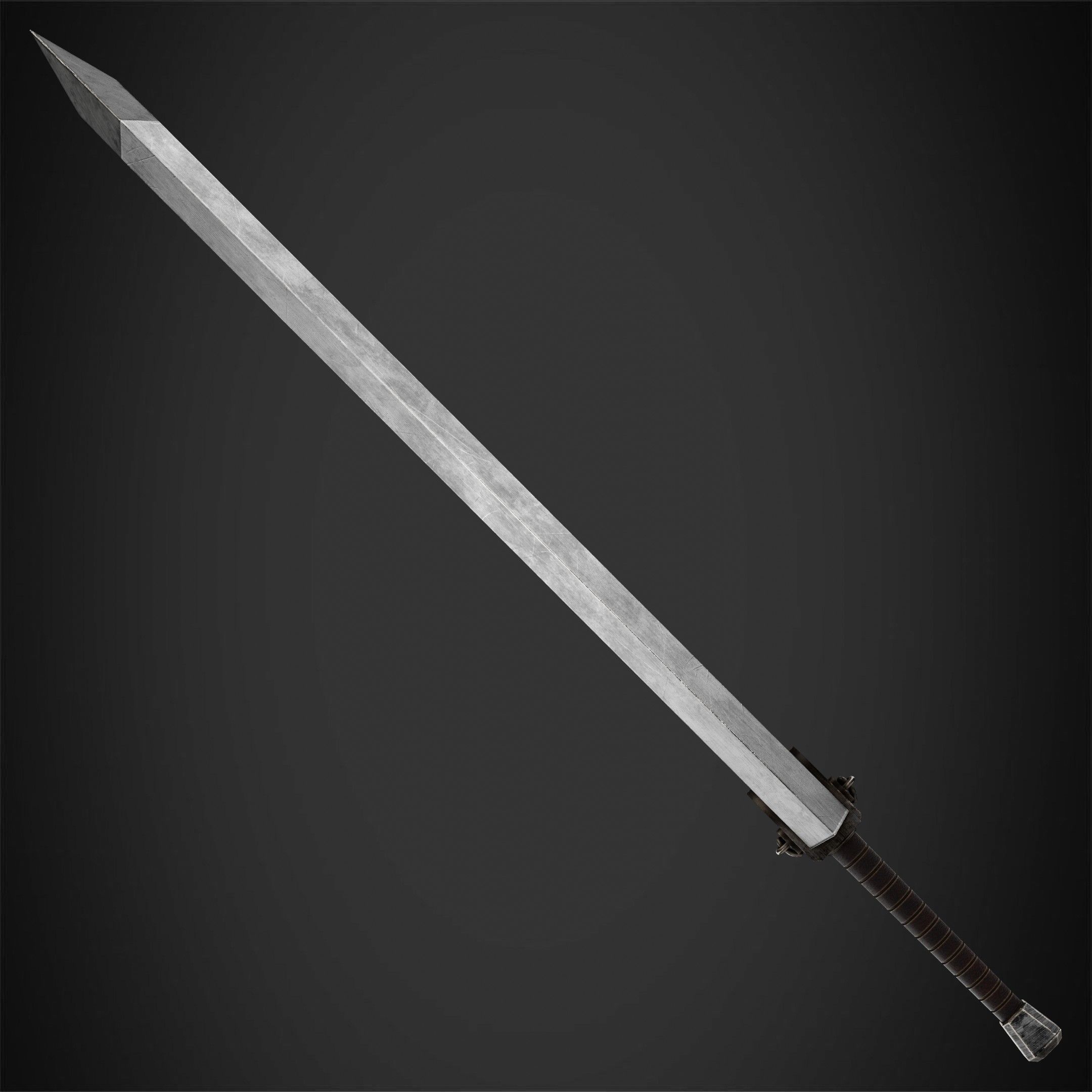Berserk Guts Dragon Slayer Sword for Cosplay 3D model 3D printable ...