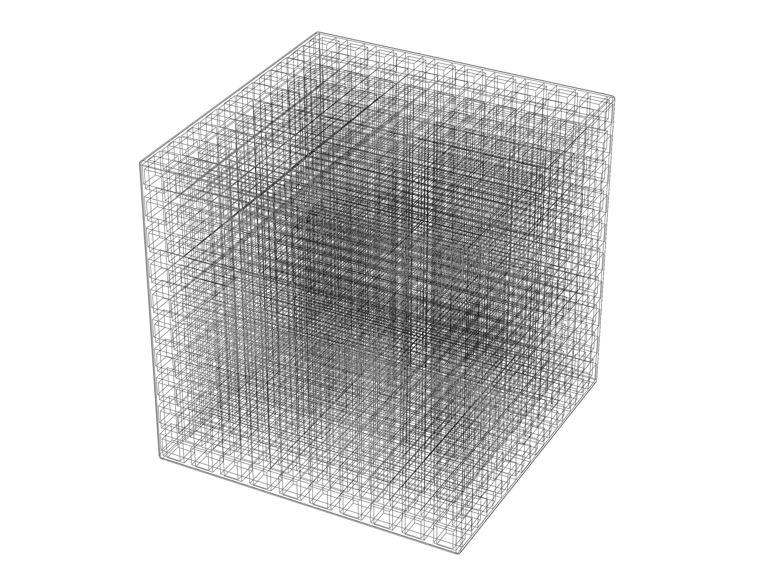 Simple Cubic Lattice Structure 3d Model 3d Printable Cgtrader
