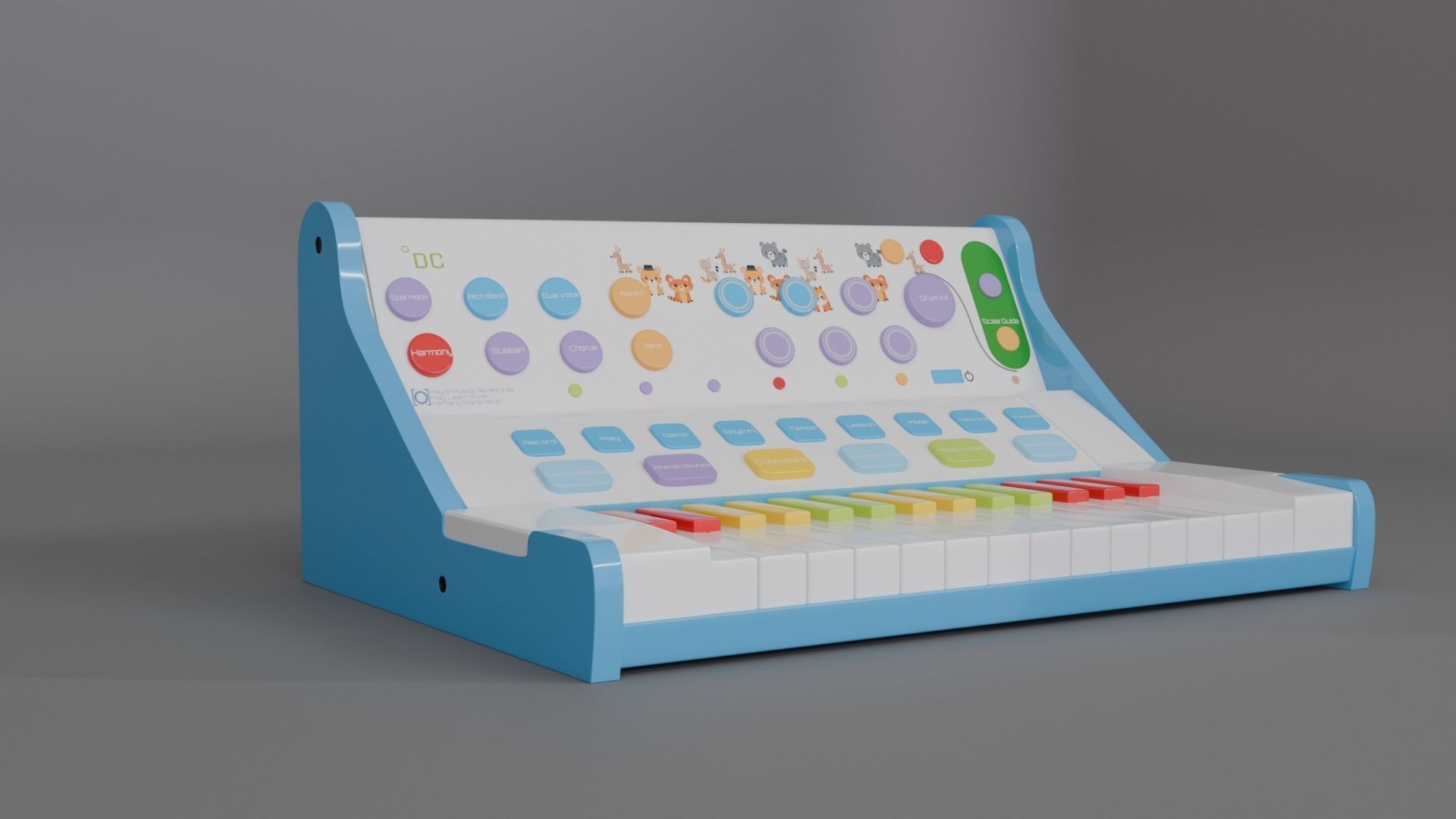 3D model Baby Keyboard VR / AR / low-poly | CGTrader