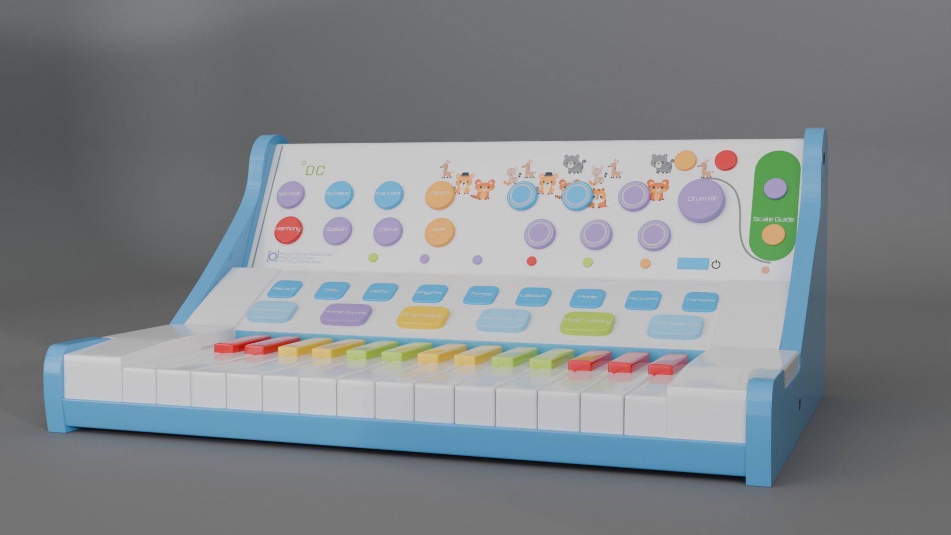 3D model Baby Keyboard VR / AR / low-poly | CGTrader