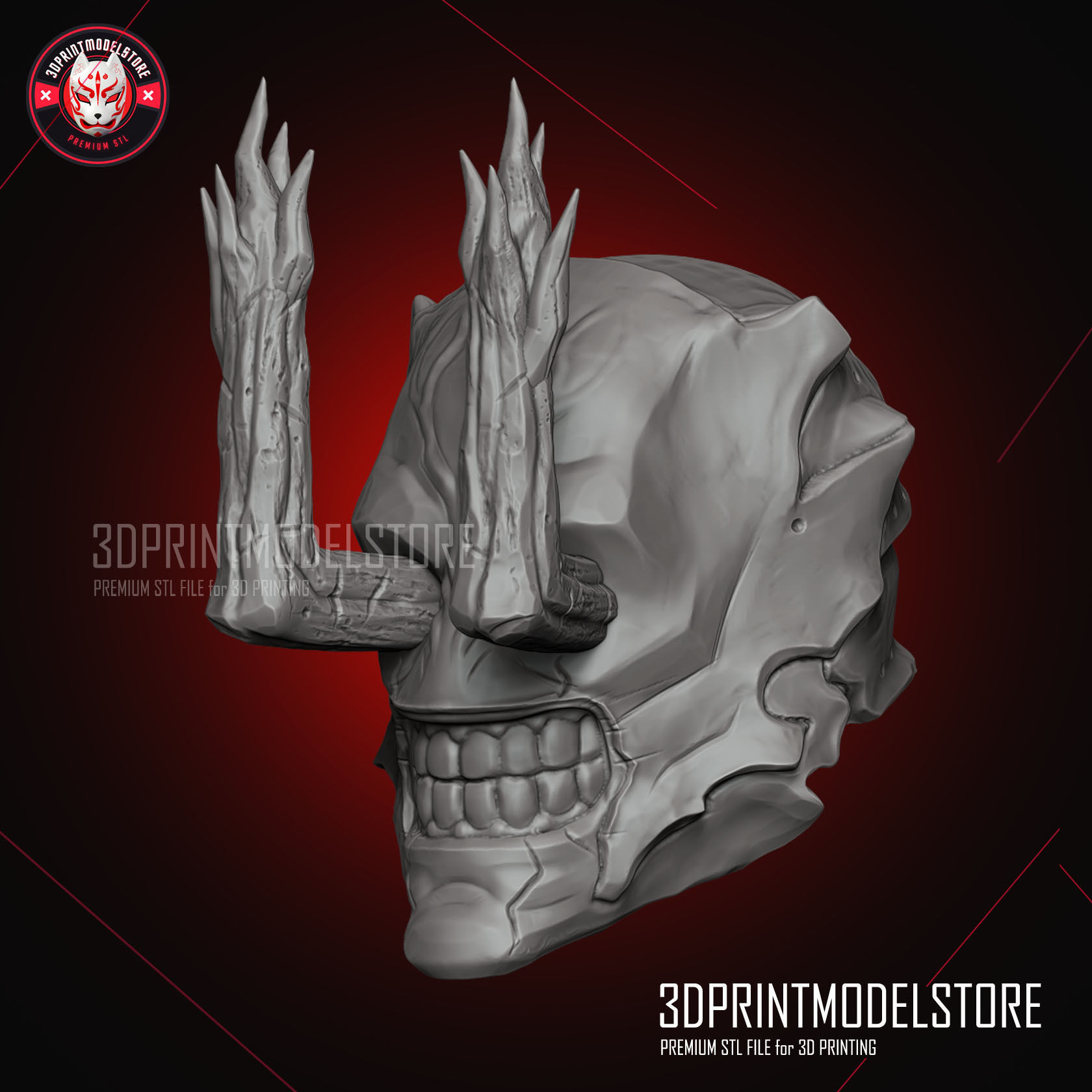 Hanami Mask - Jujutsu Kaisen Cosplay Helmet - Halloween Costume 3D ...
