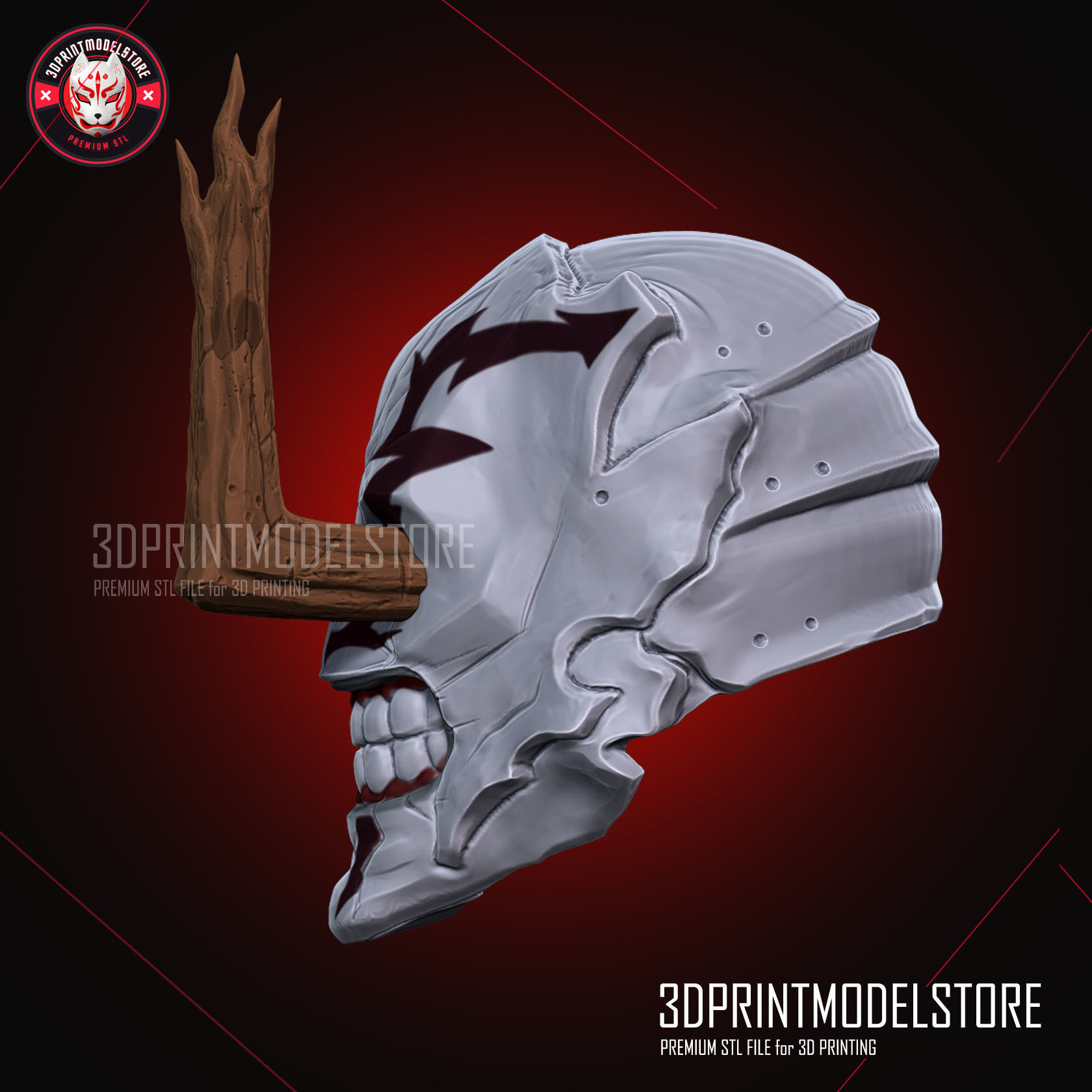 Hanami Mask - Jujutsu Kaisen Cosplay Helmet - Halloween Costume 3D ...