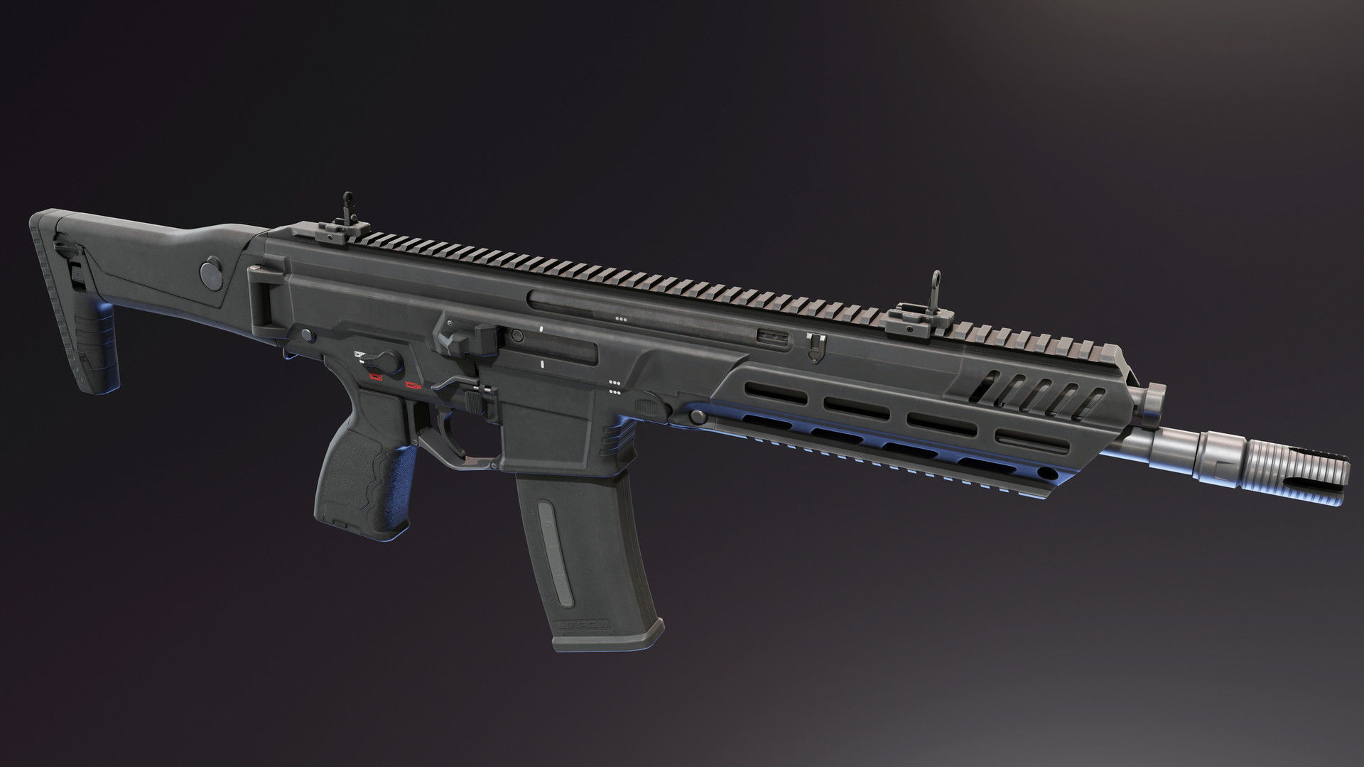 3D model Hk433 Assault Rifle VR / AR / low-poly | CGTrader