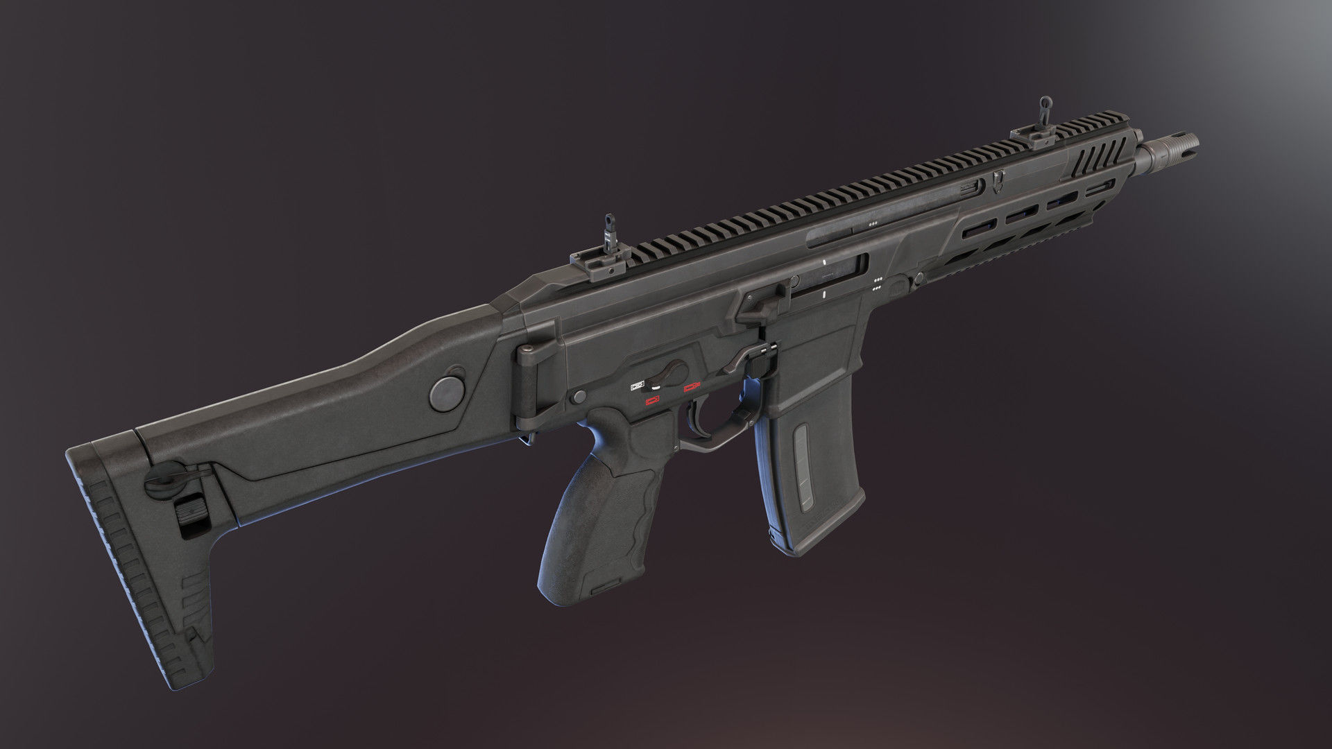 3D model Hk433 Assault Rifle VR / AR / low-poly | CGTrader