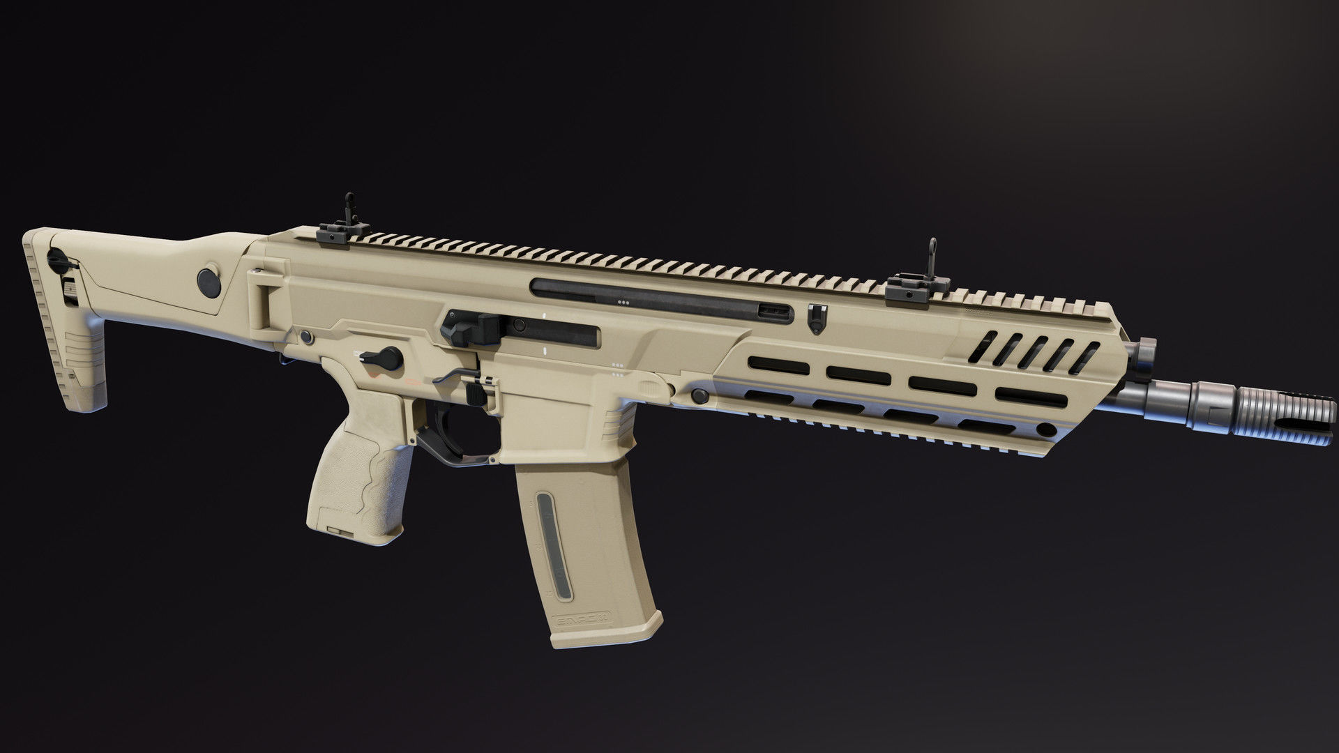 3D model Hk433 Assault Rifle VR / AR / low-poly | CGTrader
