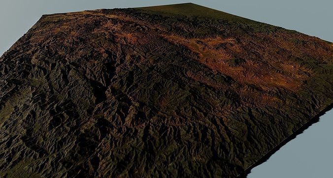 Real World Terrain 13 3D model | CGTrader