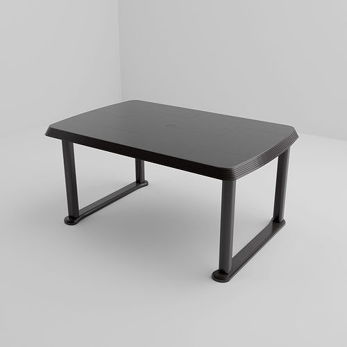 Plastic Dining Table for interior design 3D model | CGTrader