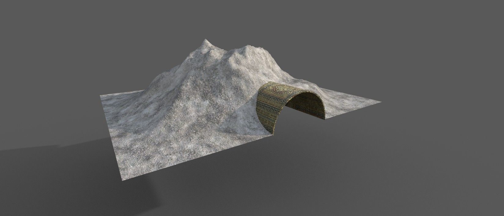 3D model mountain and tunnel 3d model VR / AR / low-poly | CGTrader