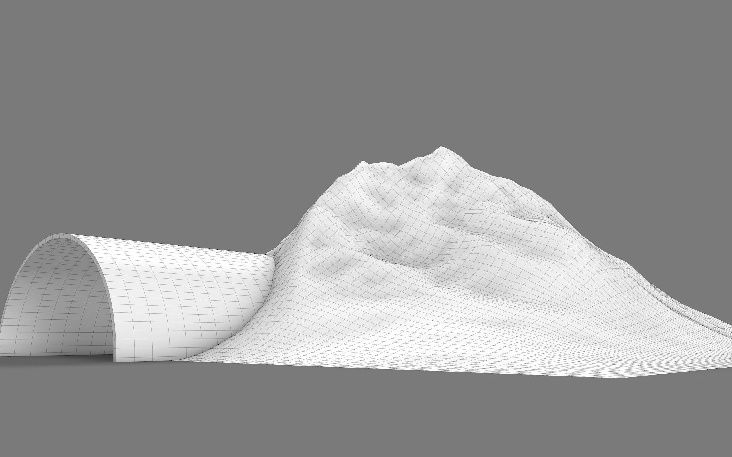 3D model mountain and tunnel 3d model VR / AR / low-poly | CGTrader