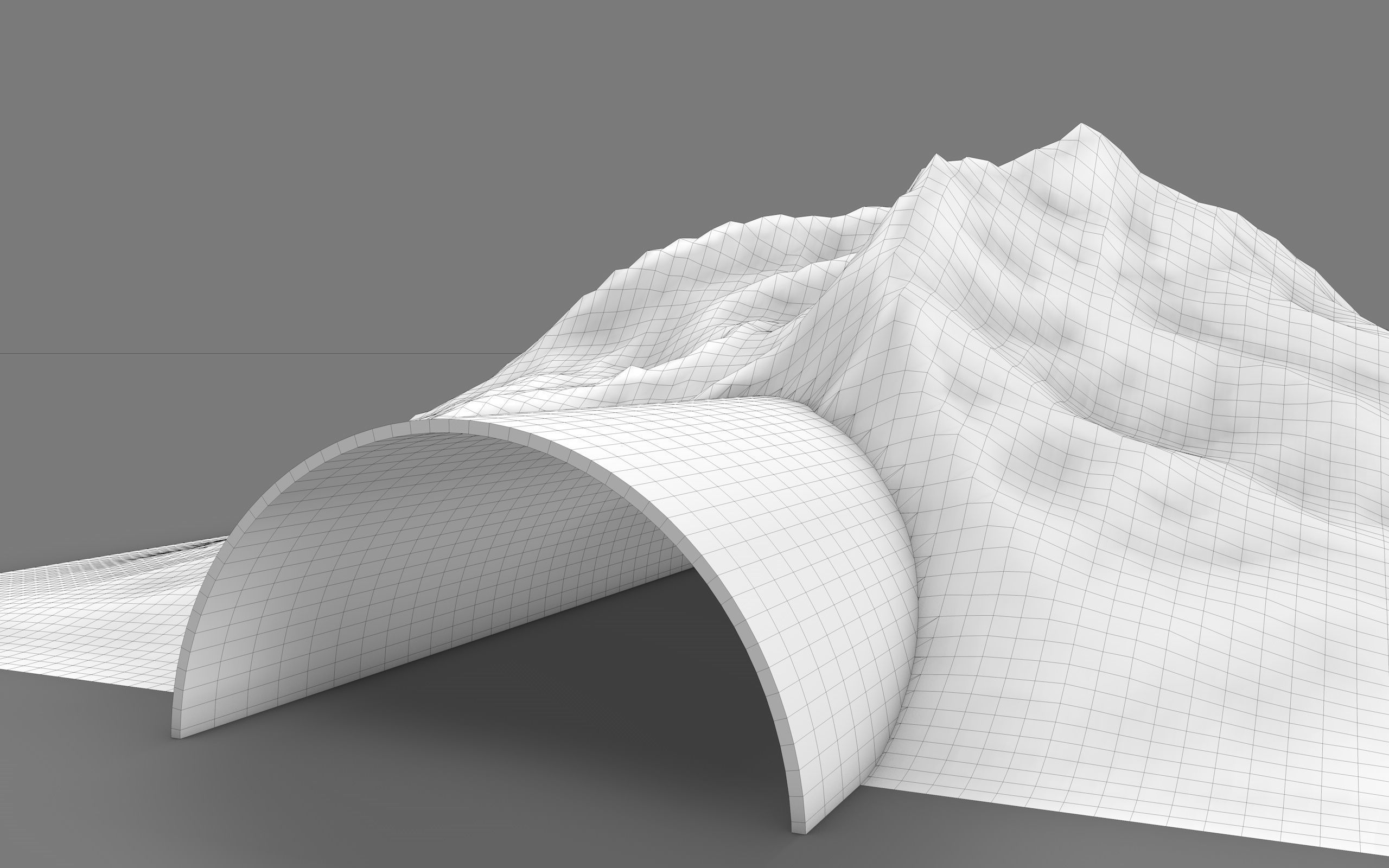 3D model mountain and tunnel 3d model VR / AR / low-poly | CGTrader