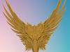 Angry eagle 3D MODEL STL FILE FOR CNC ROUTER LASER 3D model 3D ...