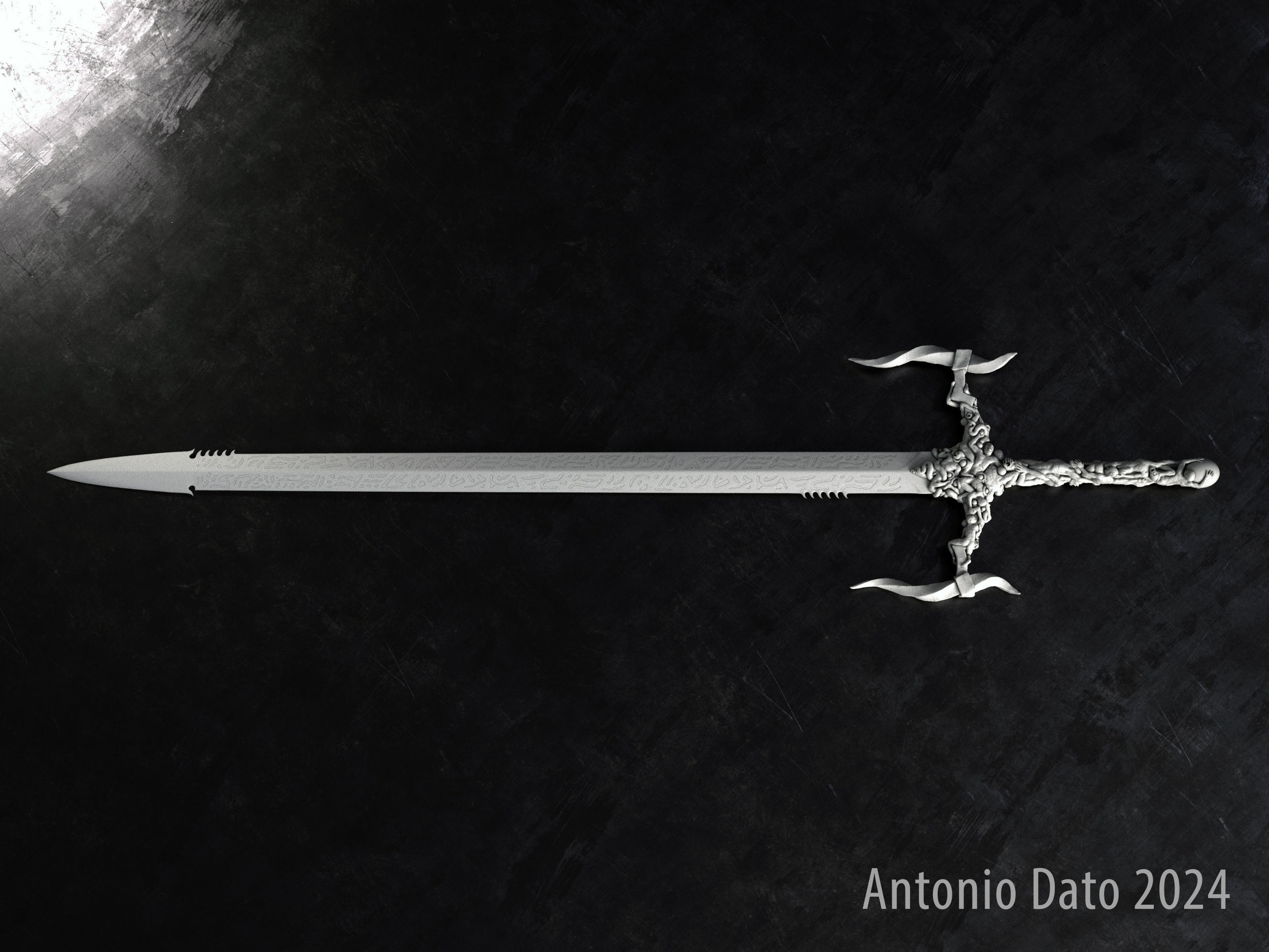 Stormbringer Sword Printable 3D Model 3D model 3D printable | CGTrader