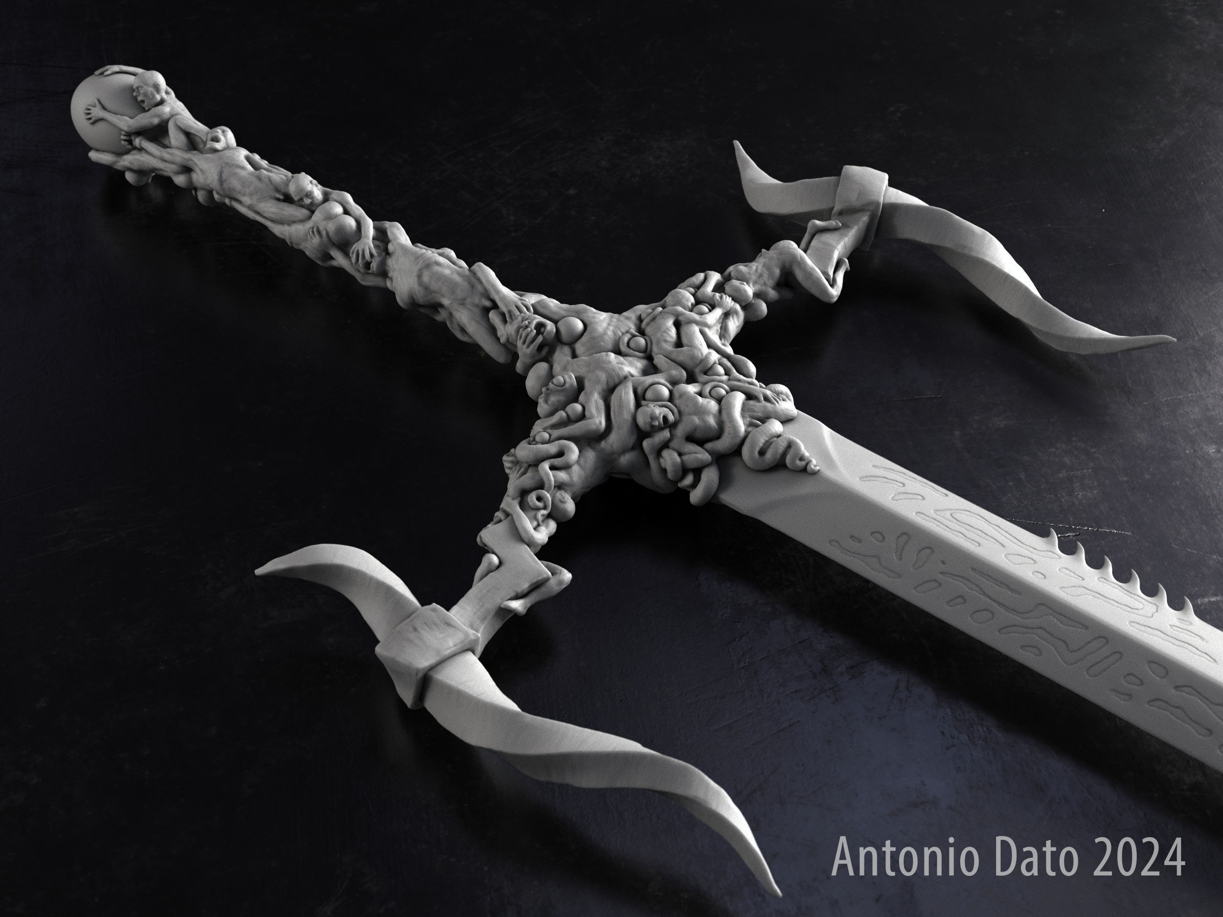 Stormbringer Sword Printable 3D Model 3D model 3D printable | CGTrader
