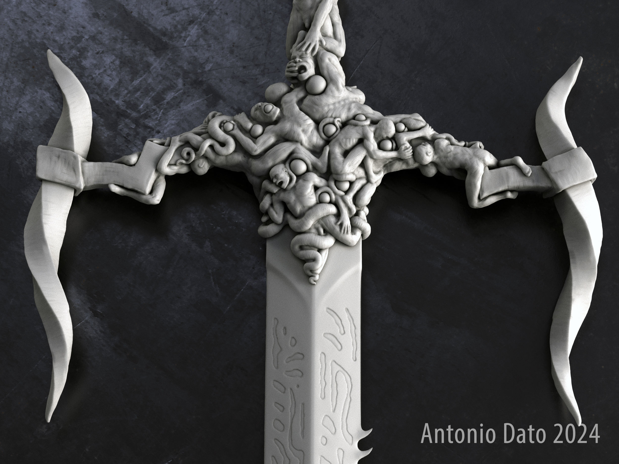 Stormbringer Sword Printable 3D Model 3D model 3D printable | CGTrader