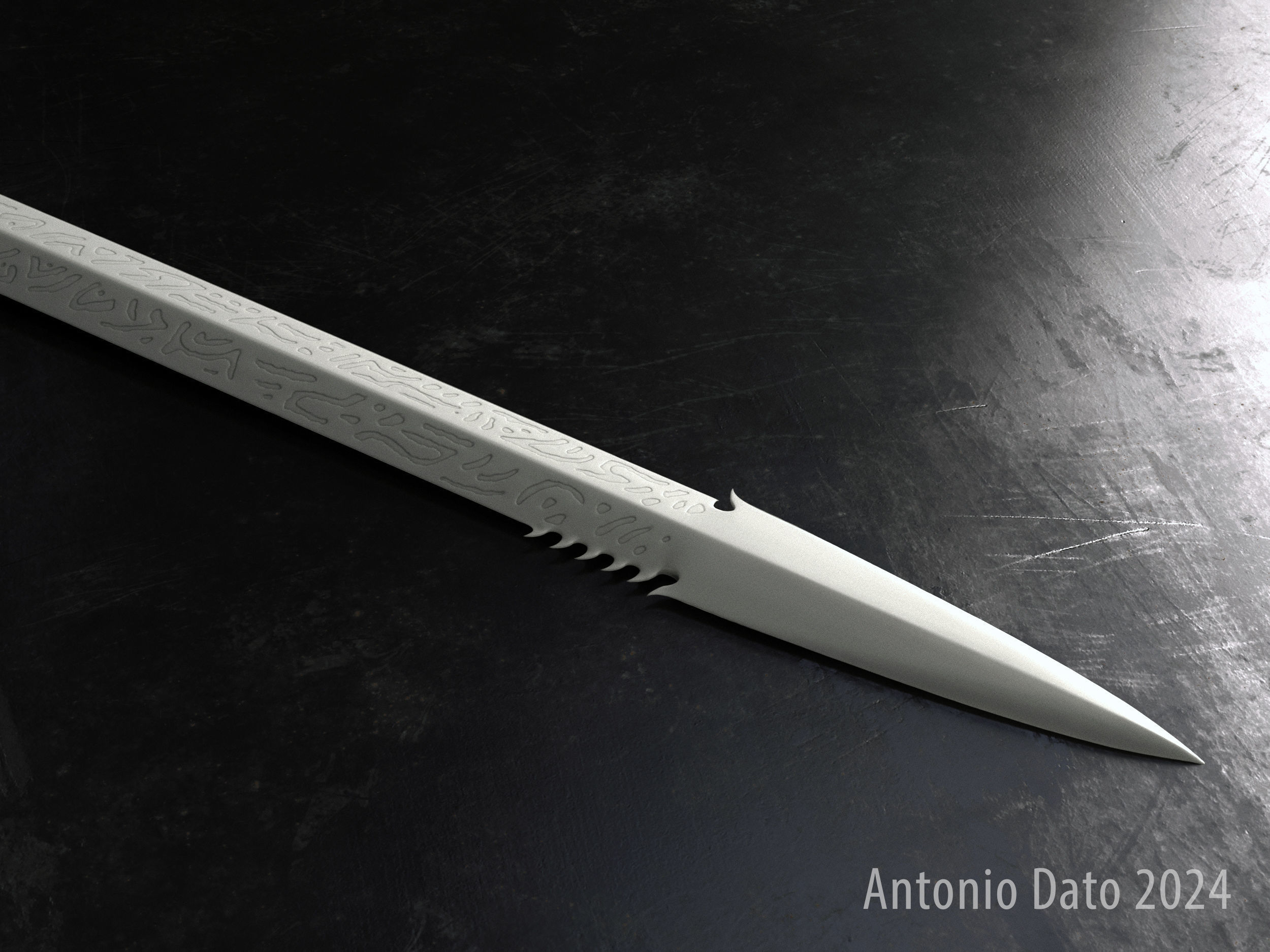 Stormbringer Sword Printable 3D Model 3D model 3D printable | CGTrader