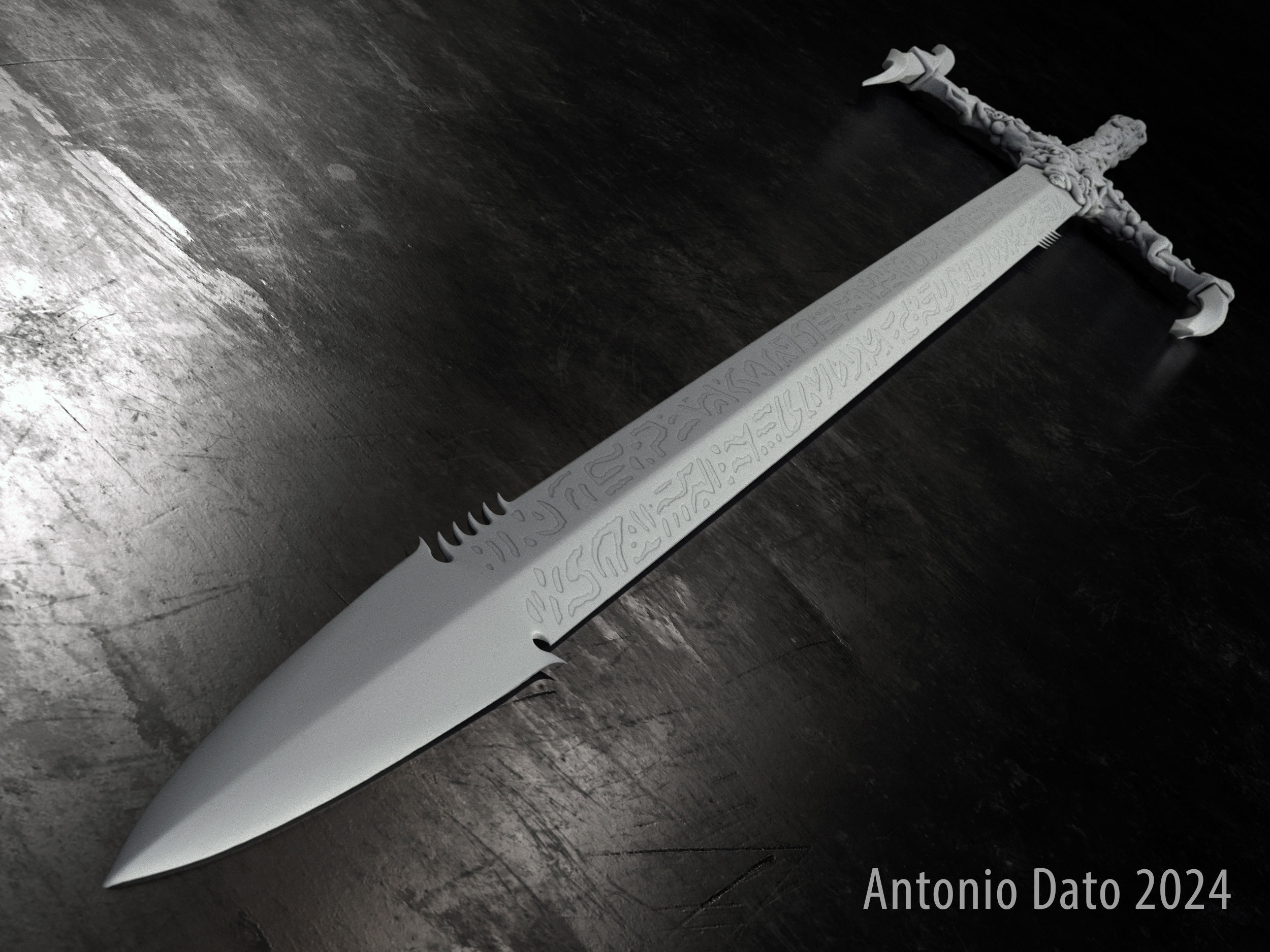 Stormbringer Sword Printable 3D Model 3D model 3D printable | CGTrader