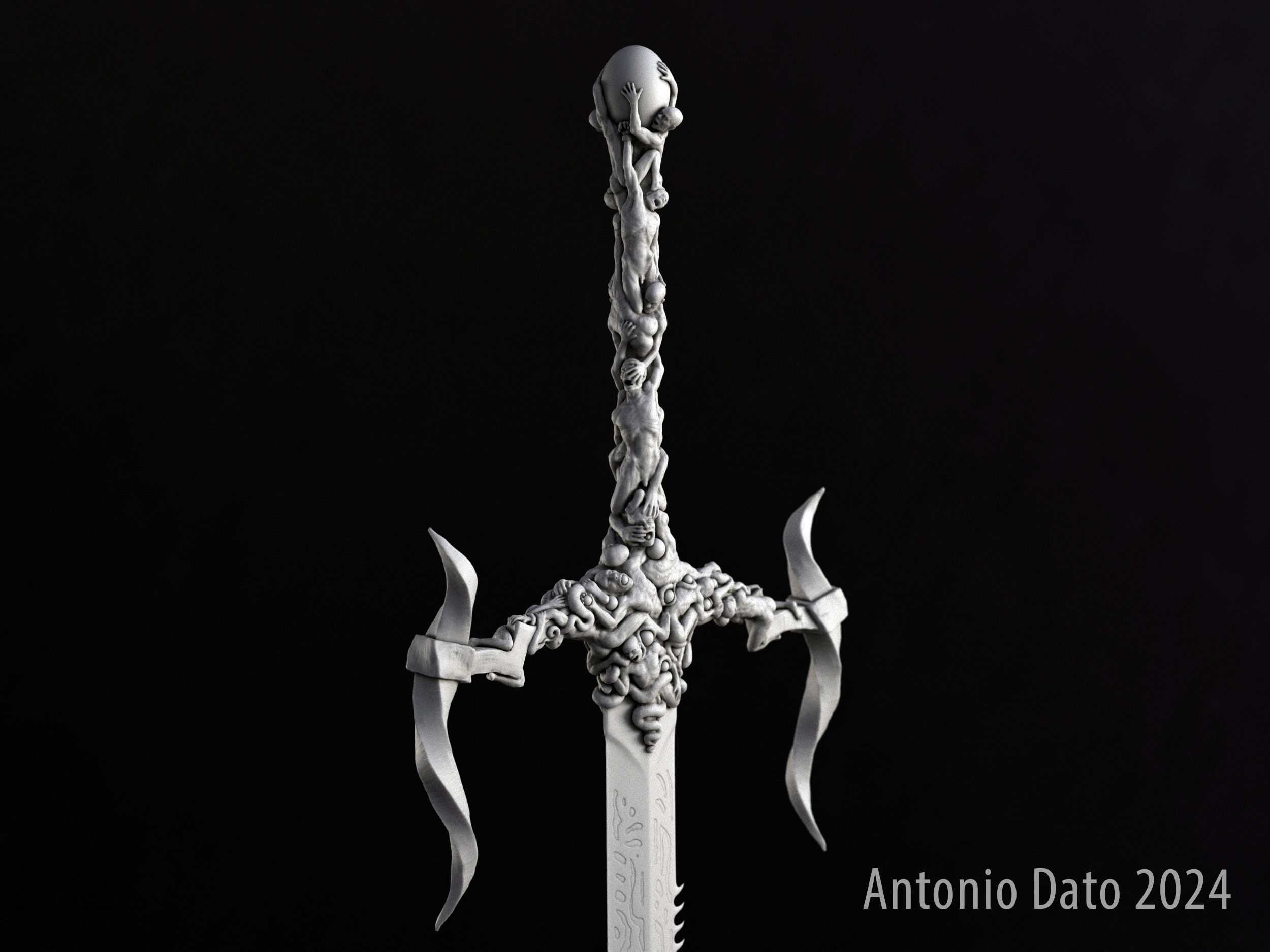 Stormbringer Sword Printable 3D Model 3D model 3D printable | CGTrader