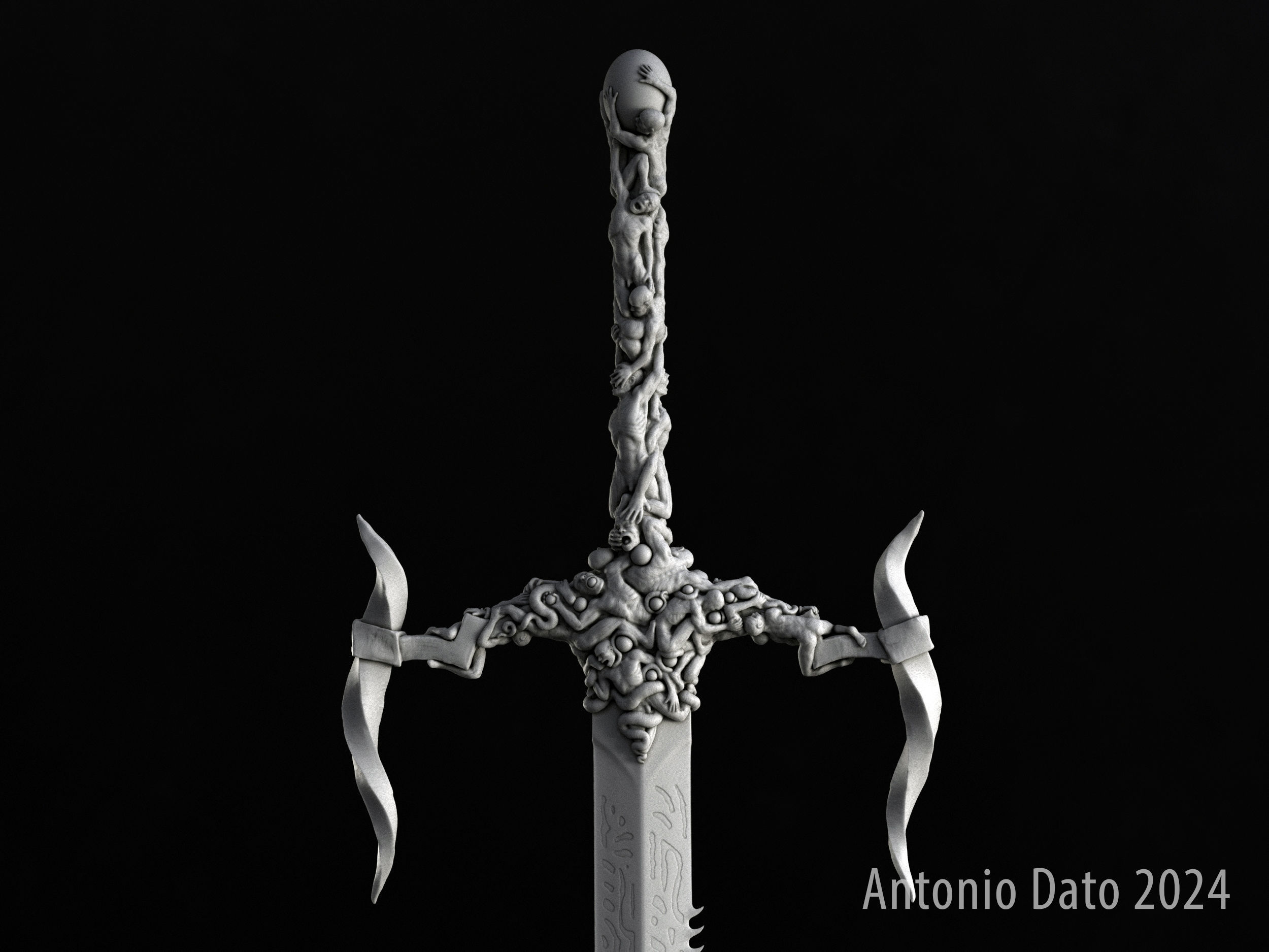Stormbringer Sword Printable 3D Model 3D model 3D printable | CGTrader