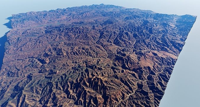 Realistic Terrain 6 3D model | CGTrader