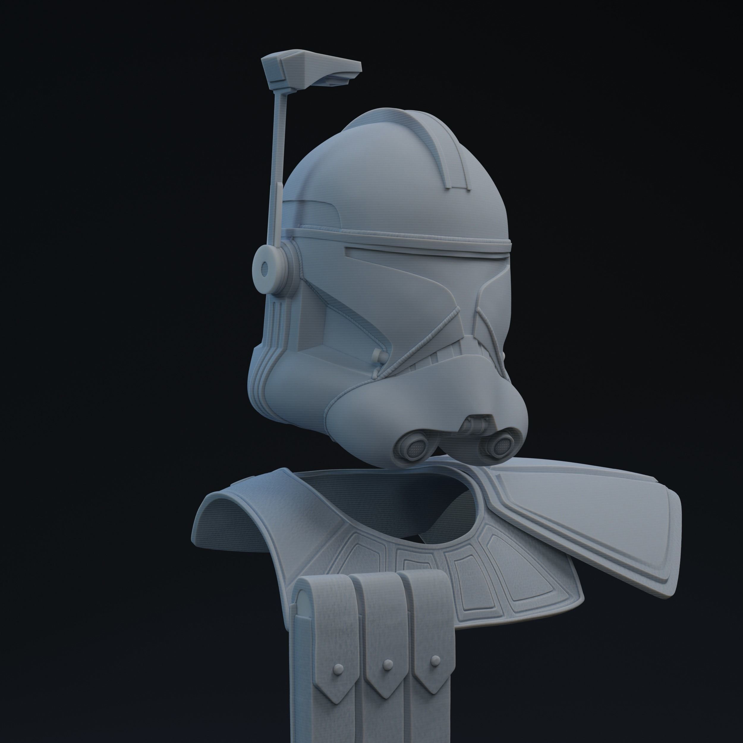 Captain Rex Phase 2 Live Action One-Twelfth Scale Kit 3D model 3D ...