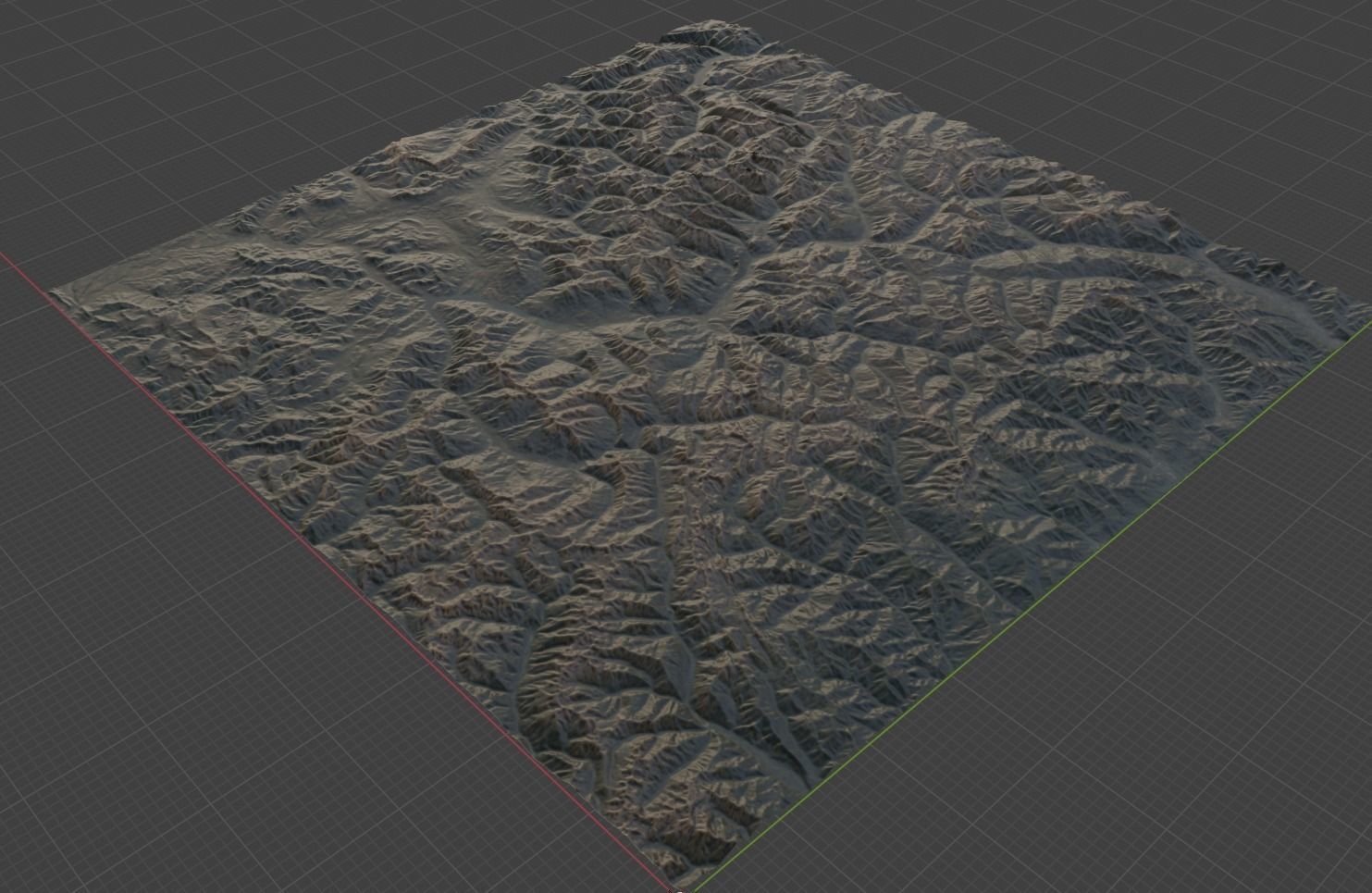 Realistic Terrain 8 3D model | CGTrader