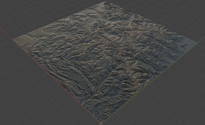 Realistic Terrain 9 3D model | CGTrader