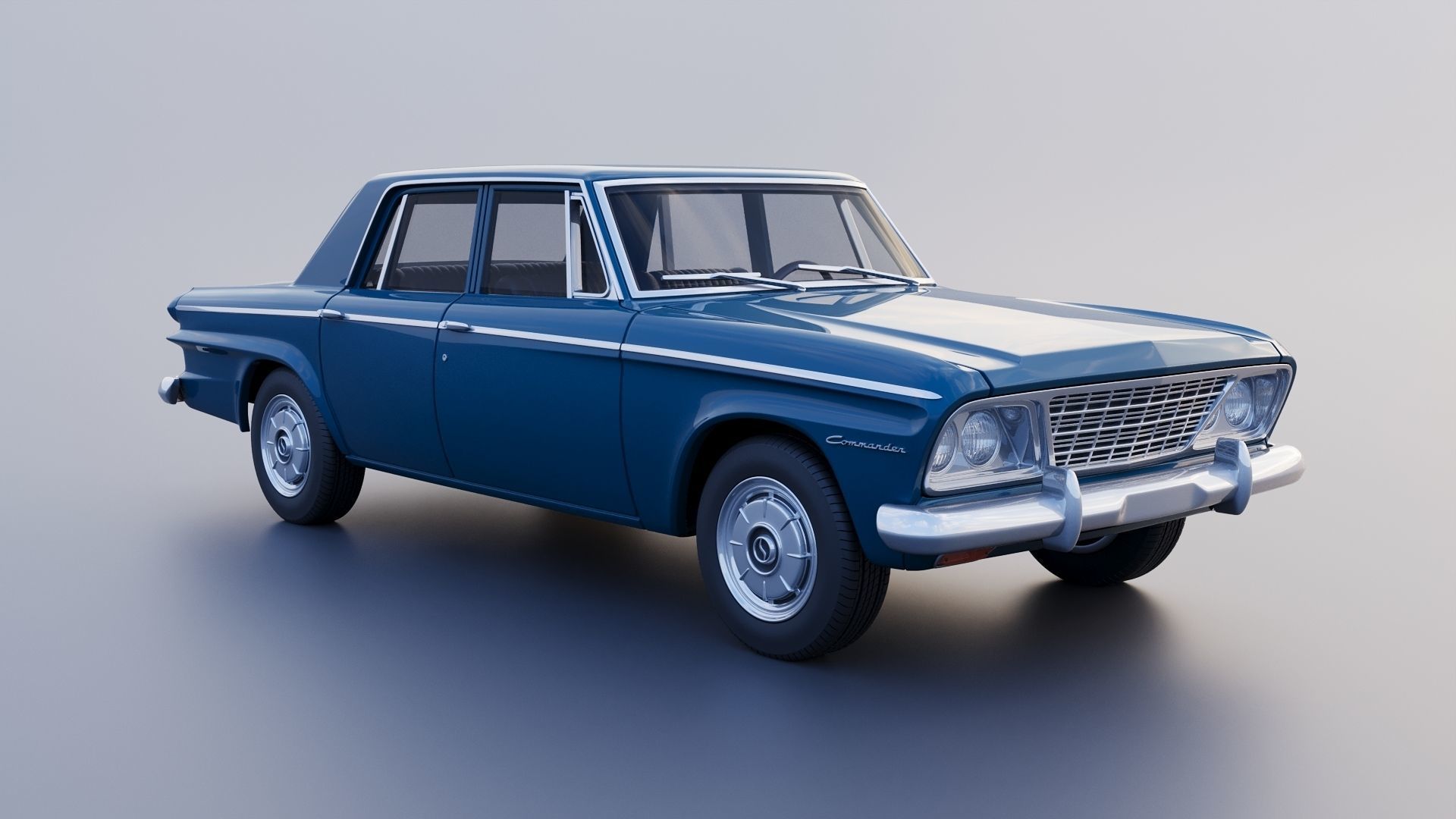 Studebaker Commander 4 Door 1964 3D model 3D printable | CGTrader