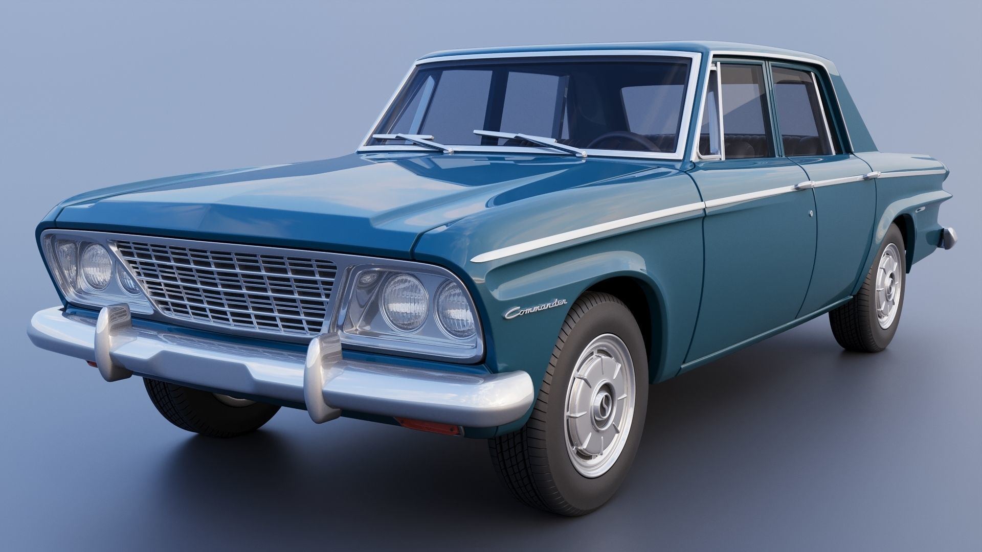 Studebaker Commander 4 Door 1964 3D model 3D printable | CGTrader