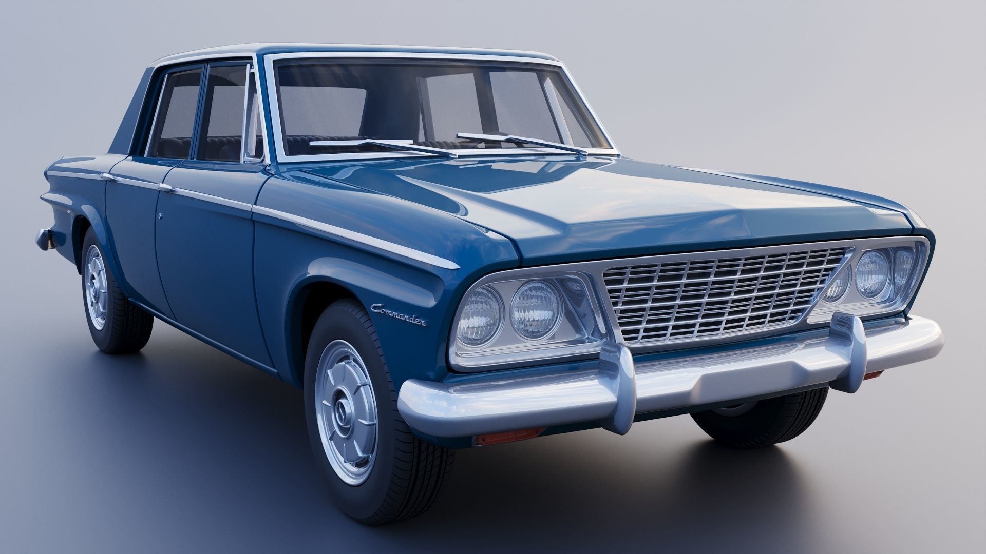 Studebaker Commander 4 Door 1964 3D model 3D printable | CGTrader