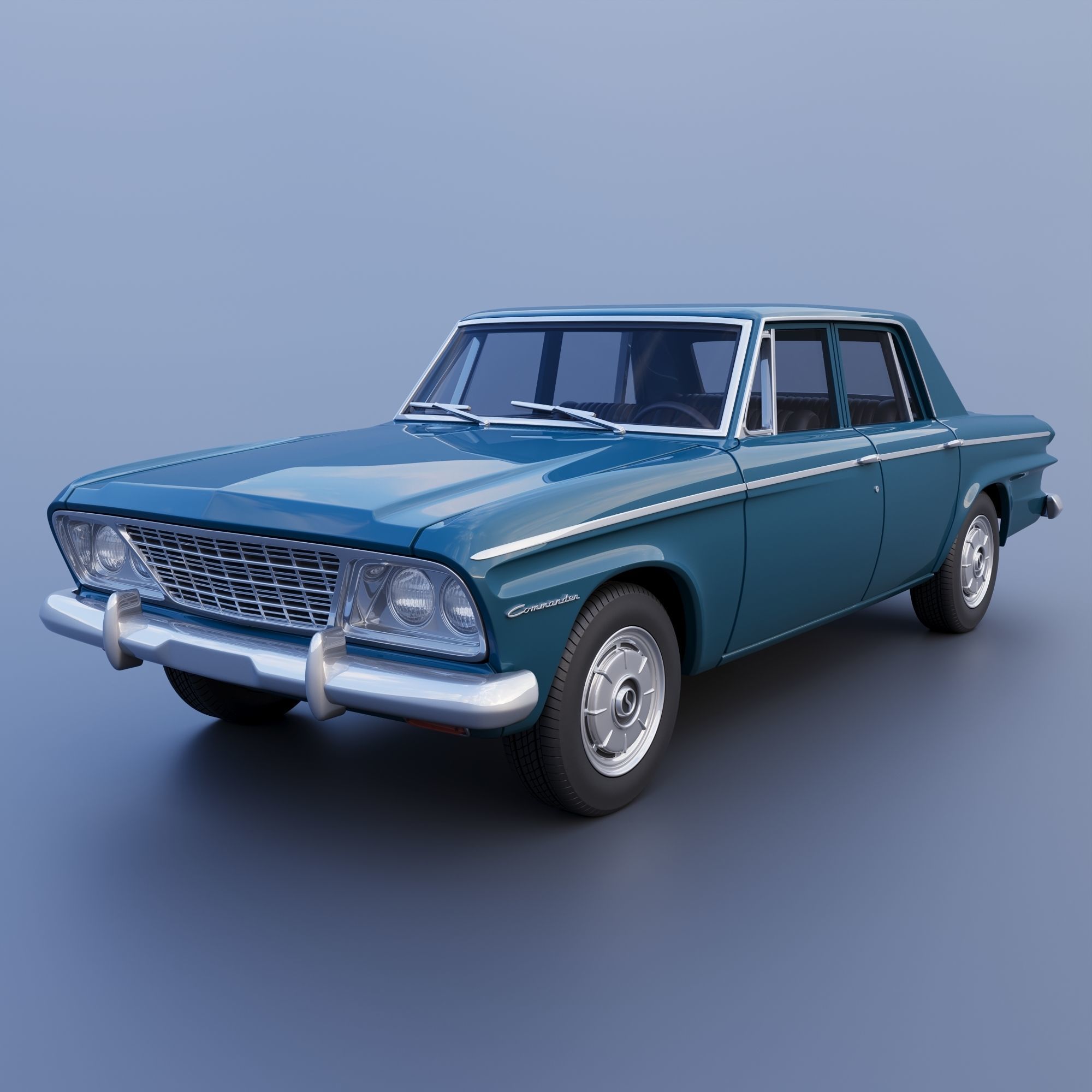 Studebaker Commander 4 Door 1964 3D model 3D printable | CGTrader
