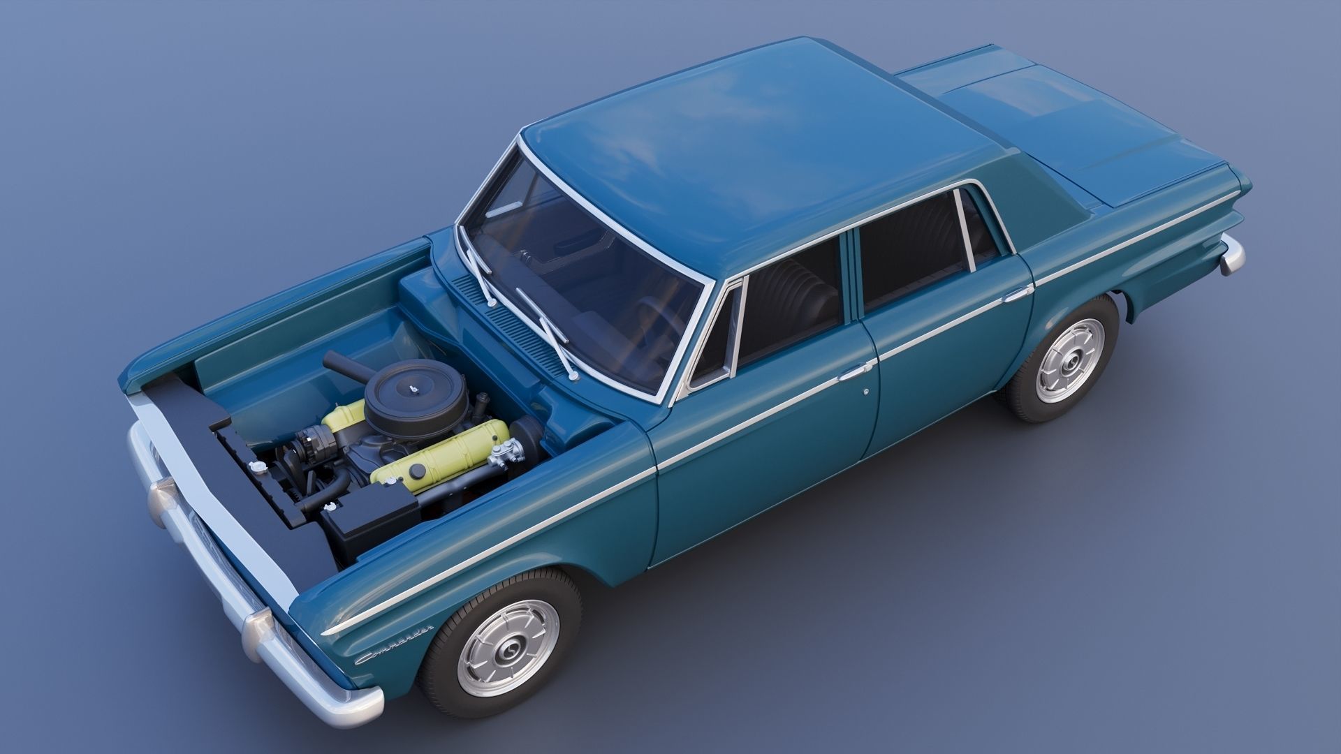 Studebaker Commander 4 Door 1964 3D model 3D printable | CGTrader