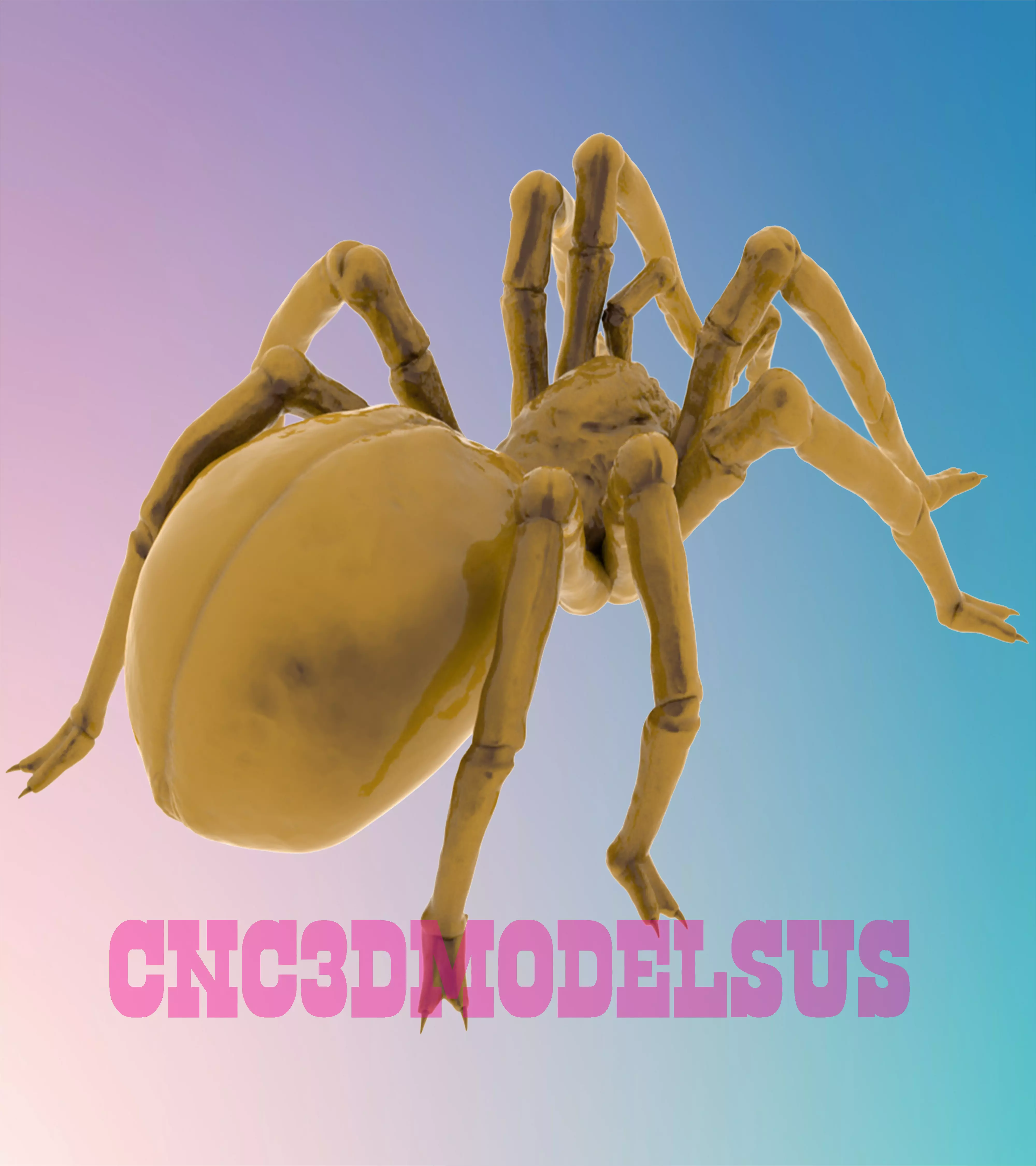 SPIDER 1 3D MODEL STL FILE FOR CNC ROUTER LASER 3D model 3D printable ...