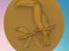Toucan bird 3D MODEL STL FILE FOR CNC ROUTER LASER 3D model 3D ...