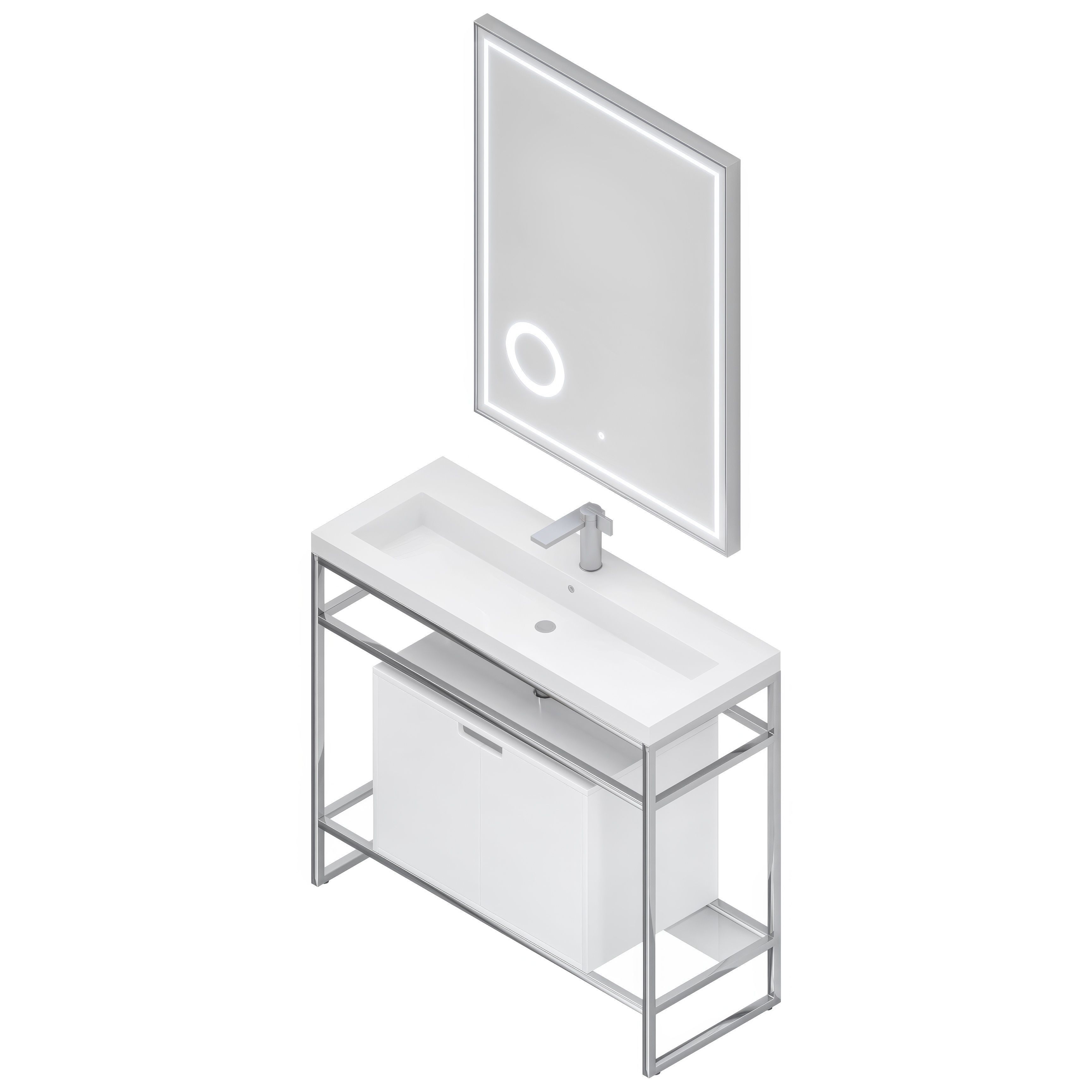 Boston 100 mirror Tampa 3D model | CGTrader