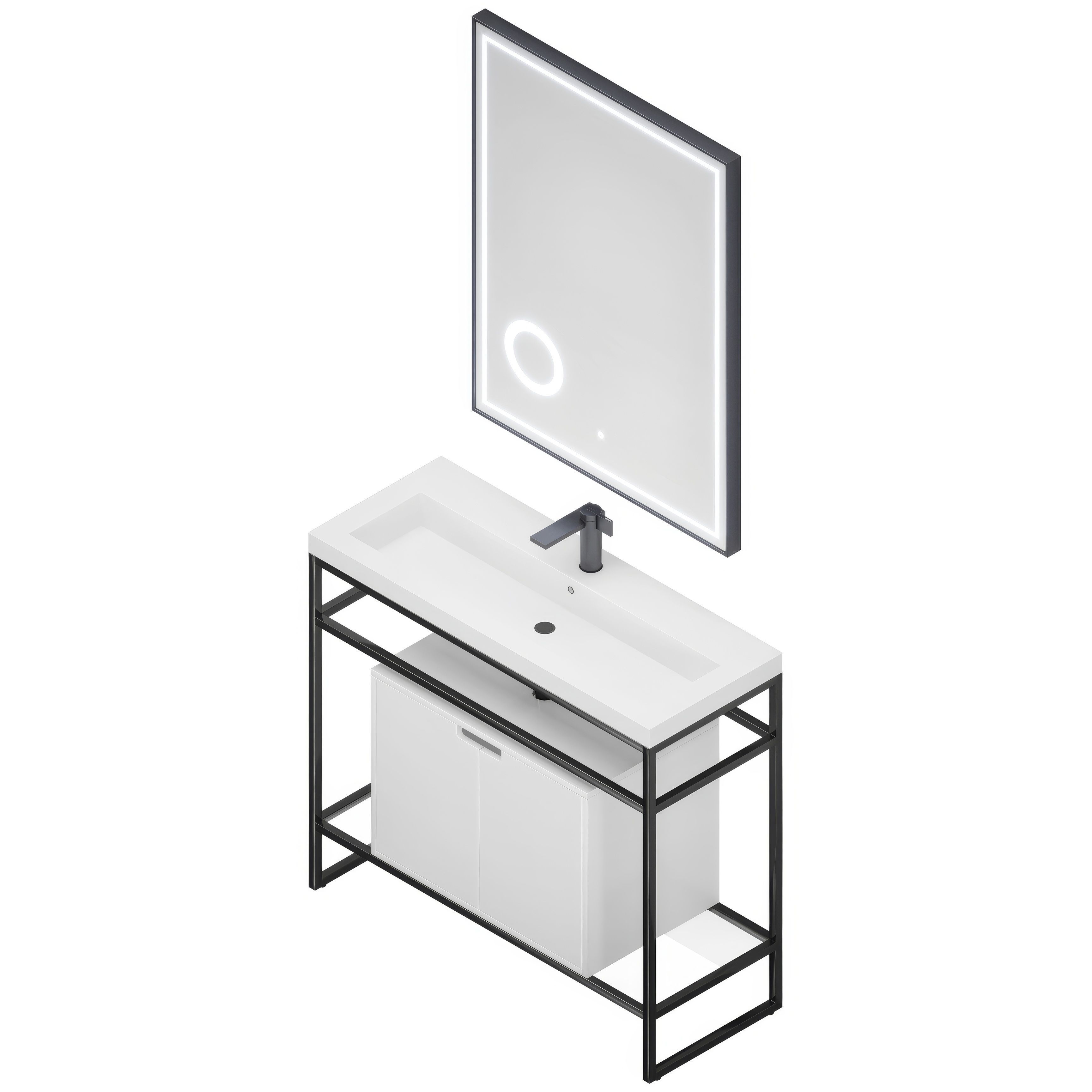 Boston 100 mirror Tampa 3D model | CGTrader