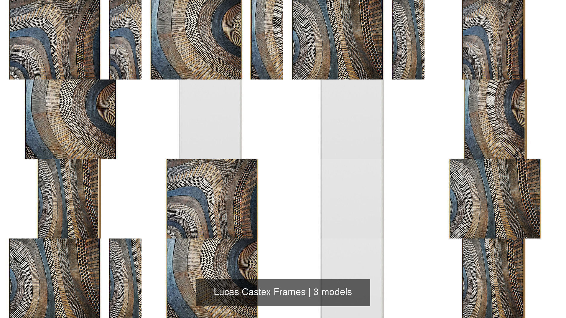 Lucas Castex Frames 3D Model Collection | CGTrader